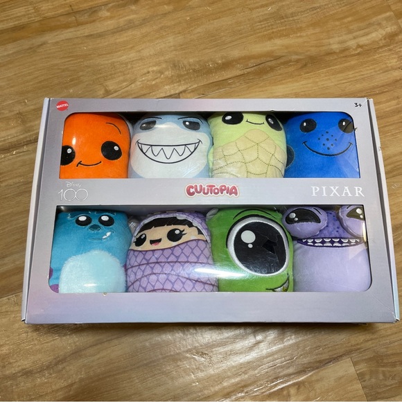 Disney | Toys | Disney 0 Pixar Cuutopia 5 Squishy Plush Set Of 8 ...